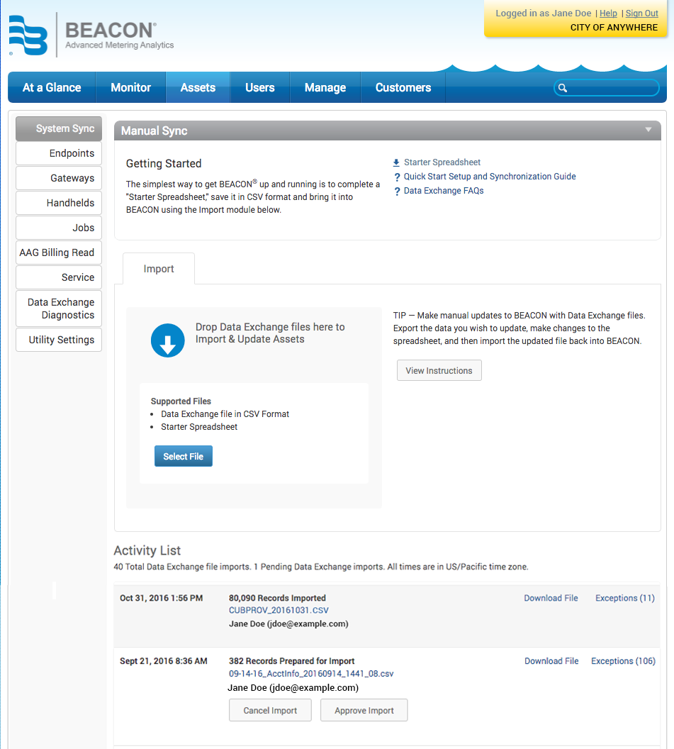 assets-data-exchange | Need Help?