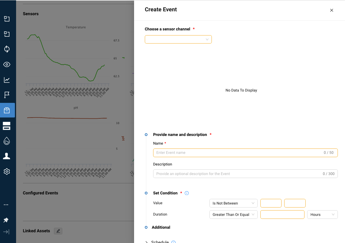 Sensor Events | Need Help?